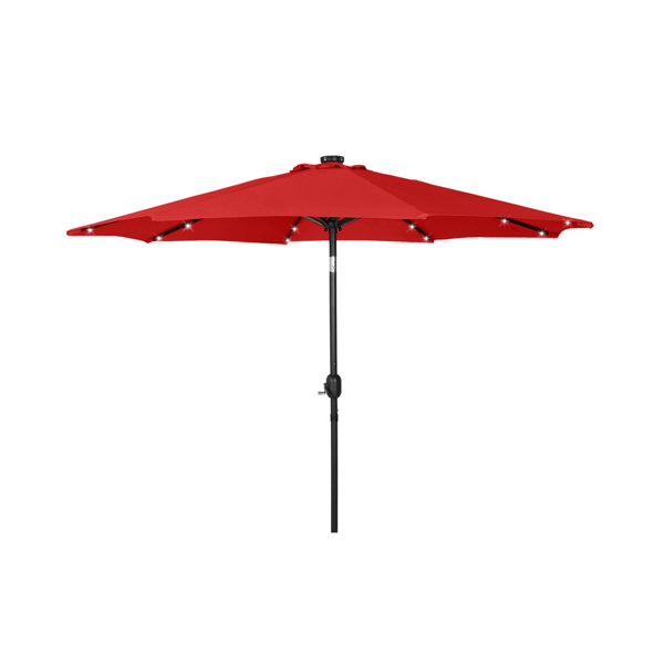 Arlmont & Co. Coriena 108'' Lighted Market Umbrella | Wayfair