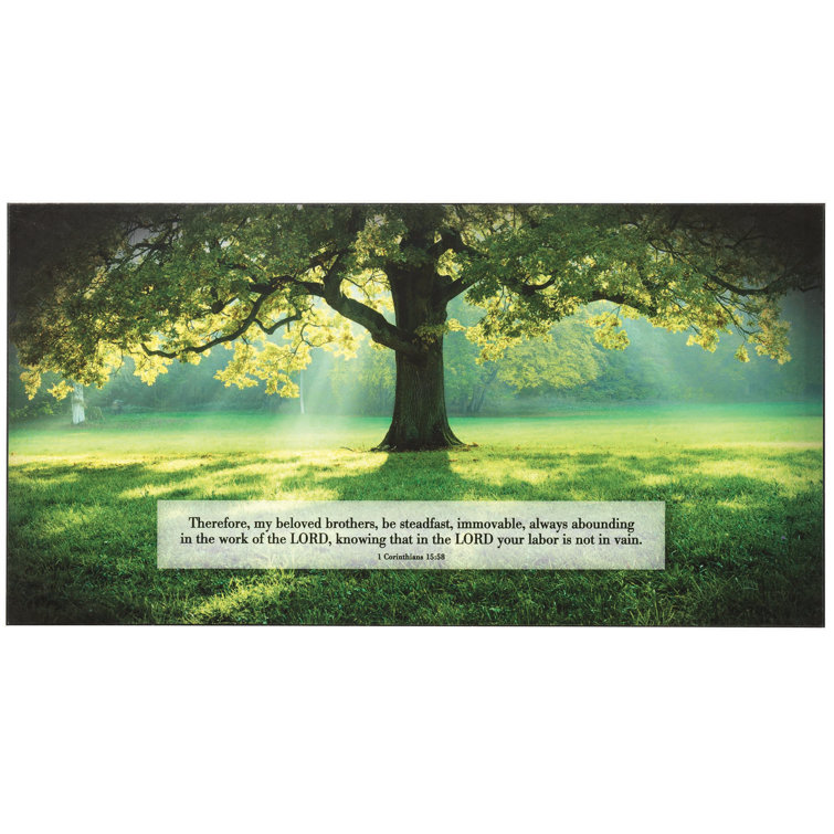 Trinx Wall Plaque Be Steadfast And Immovable - Wayfair Canada