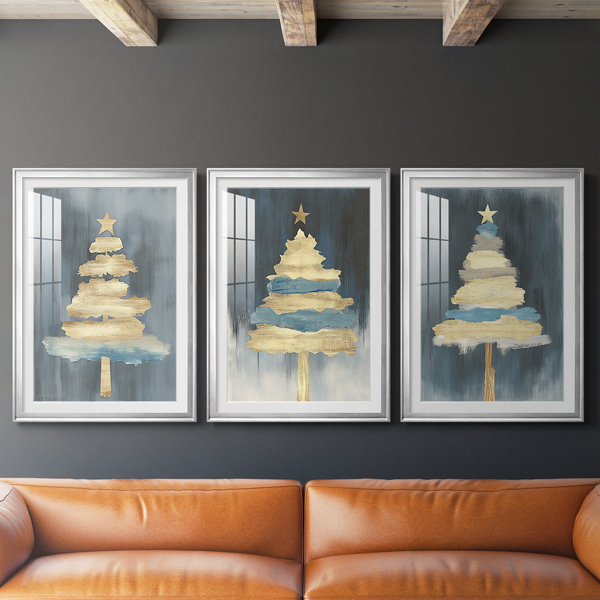Corrigan Studio® Christmas Holiday Art CLXXXIX -Custom Framed Premium ...