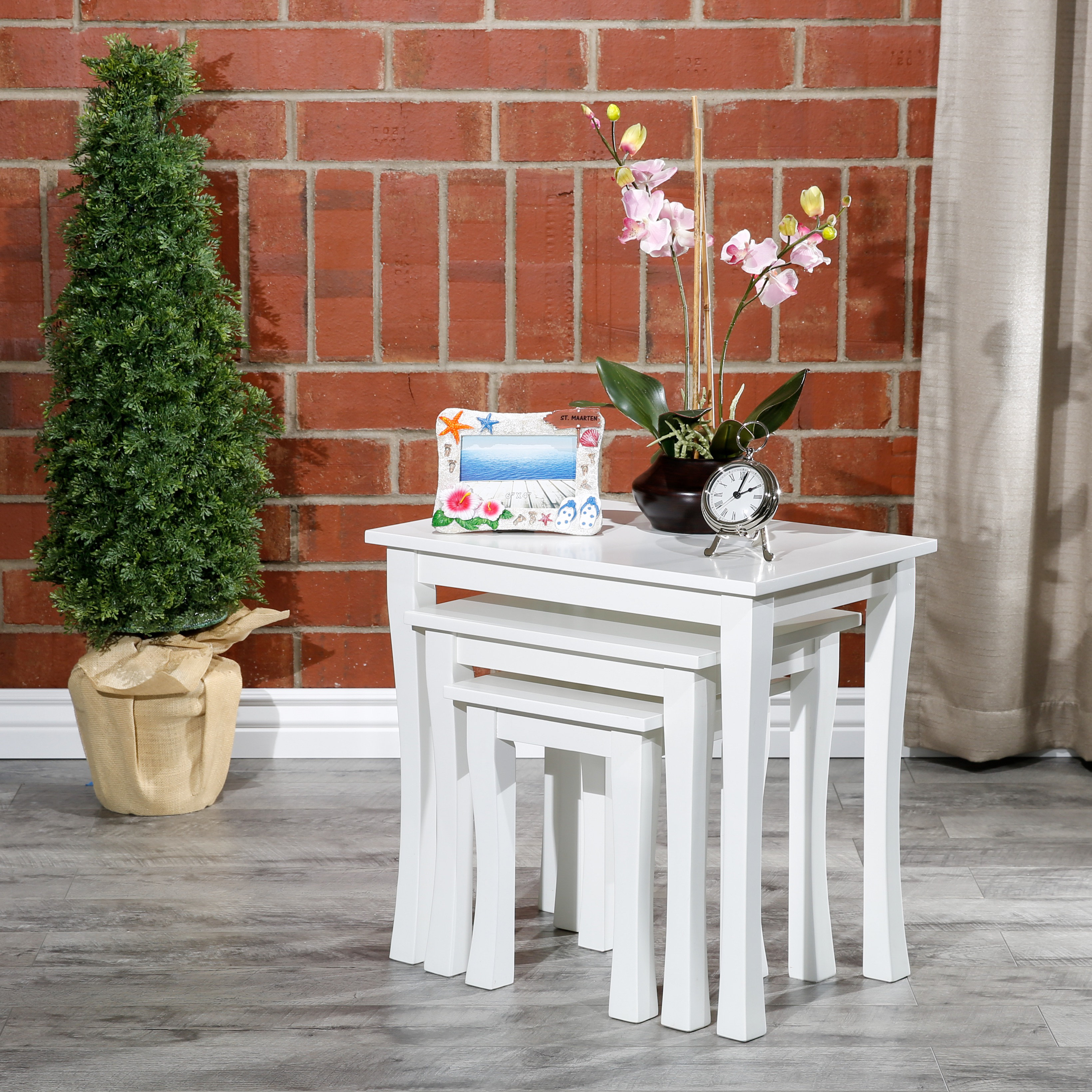 Alcott Hill® Dustin 3 Piece Nesting Tables & Reviews | Wayfair