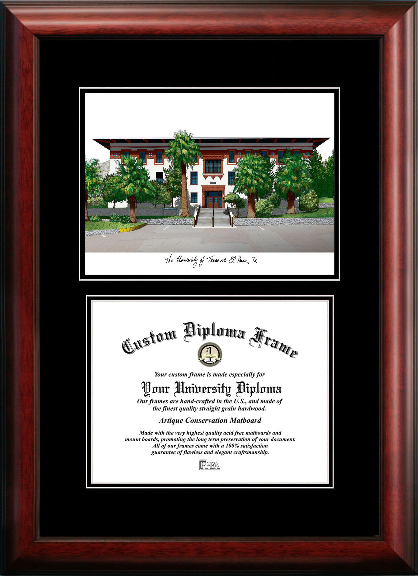 Wildon Home® Leonide University of Texas, El Paso Diploma Picture Frame ...