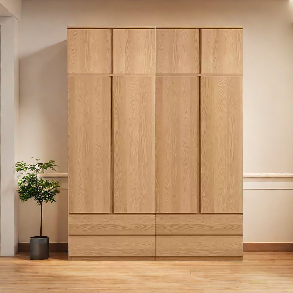 Parttlion European style modern simple wardrobe - Wayfair Canada