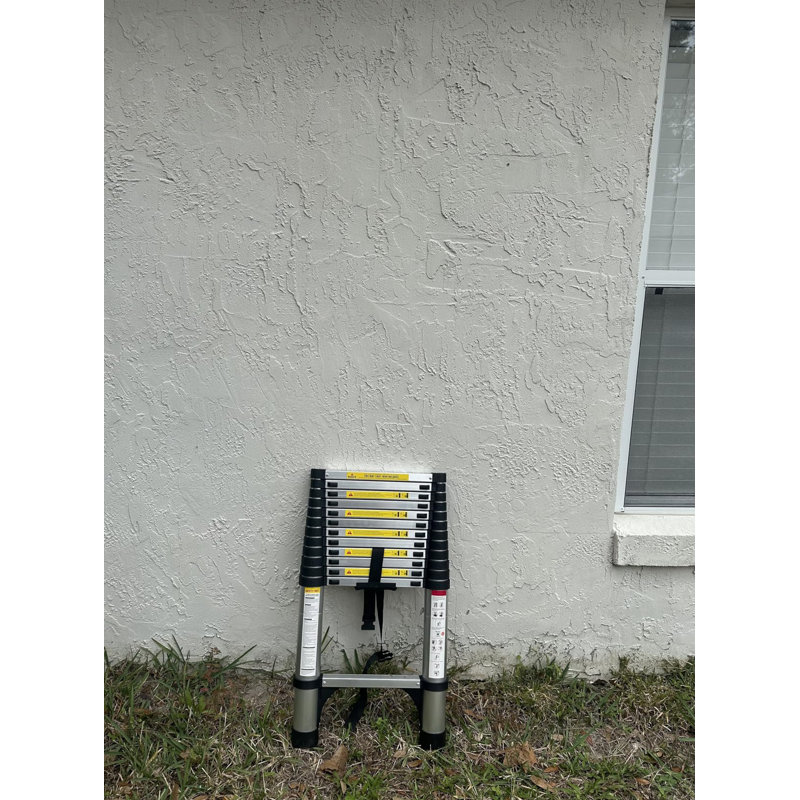 WFX Utility™ 12.5 FT Aluminum Lightweight Extension Ladder with 2 ...