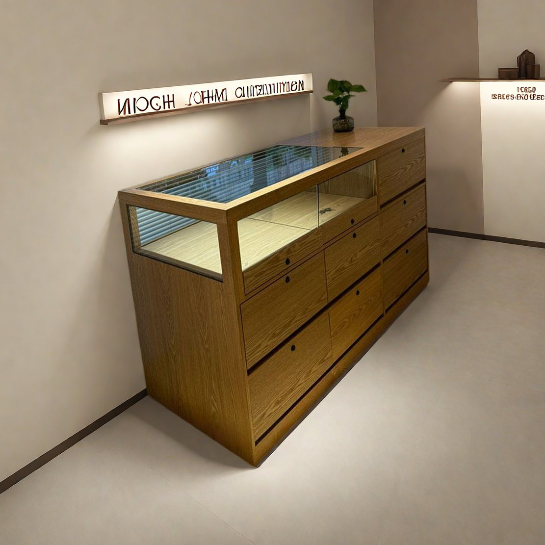 BILBRA Fashion Retro Display Cabinet | Wayfair