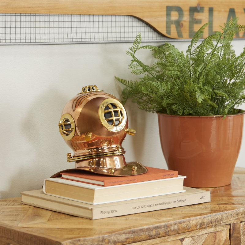 Longshore Tides Aashman Nautical Copper Heirloom Décor & Reviews | Wayfair