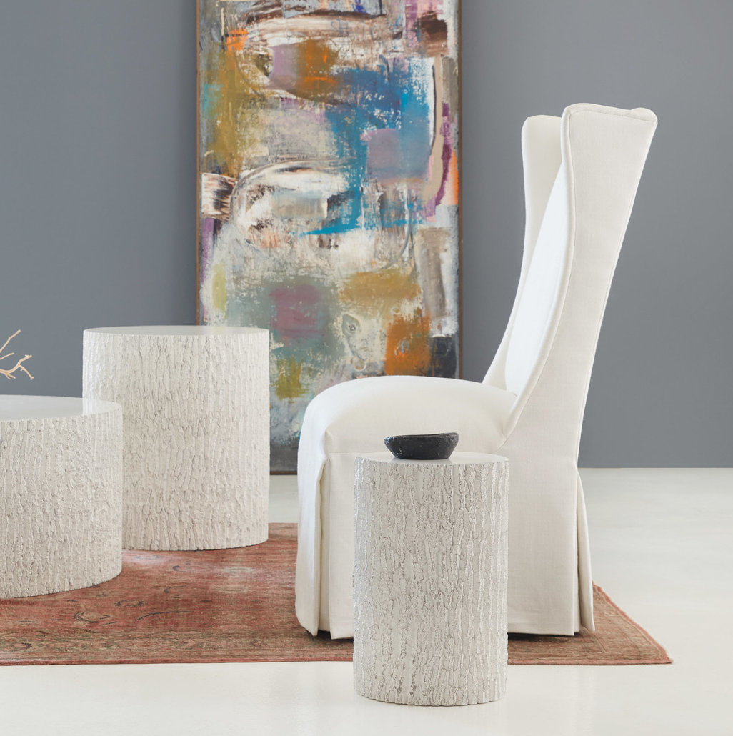 Modern History Home Bark End Table - Wayfair Canada