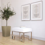 Mercer41 Gastelum 100% Linen Upholstered Bench & Reviews | Wayfair