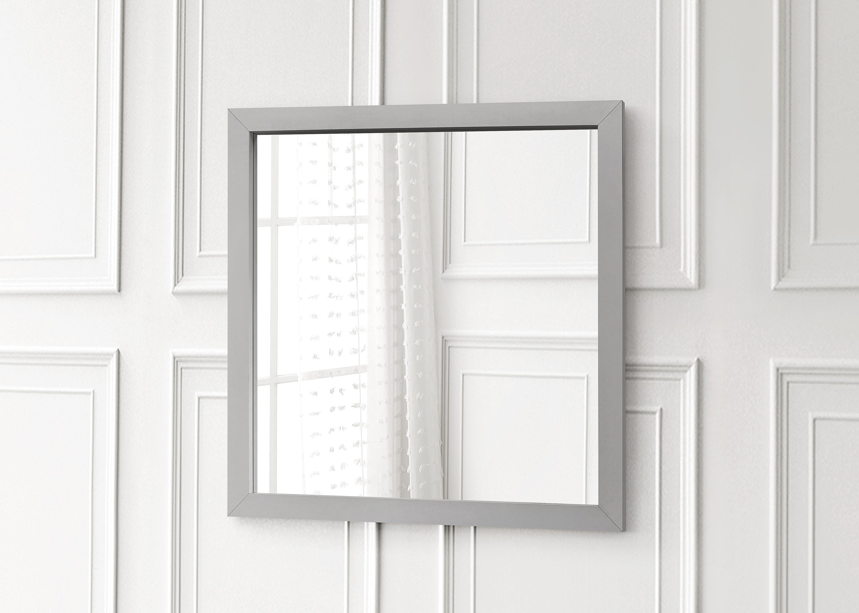 House of Hampton® Fahema Engineered Wood Flat Wall Mirror | Wayfair