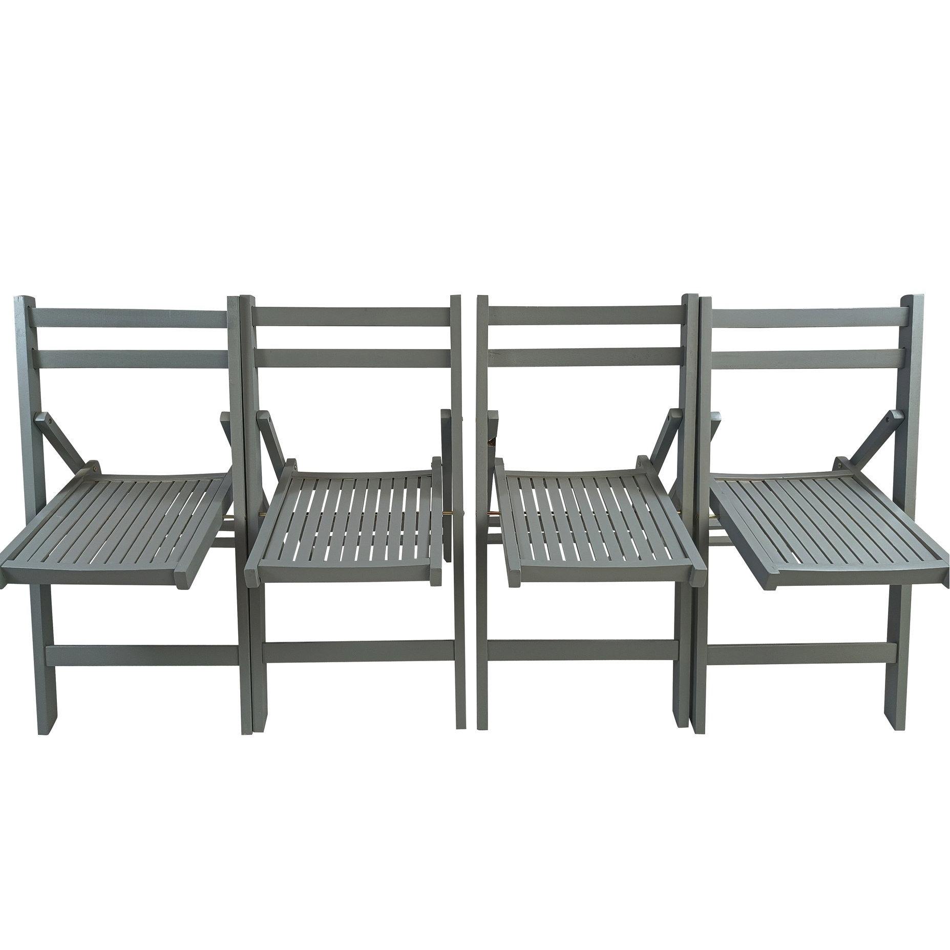 Latitude Run® Foldable Patio With 4 Folding Chairs, For Different ...