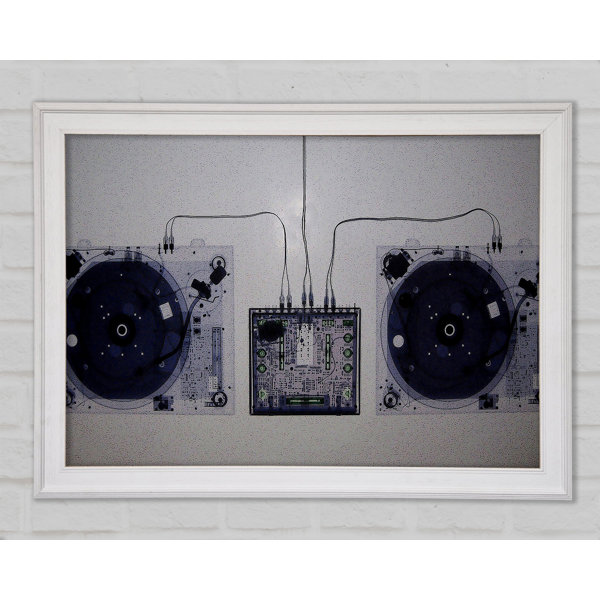 Bright Star Translucent Dj Console Mixer - Single Picture Frame Art ...