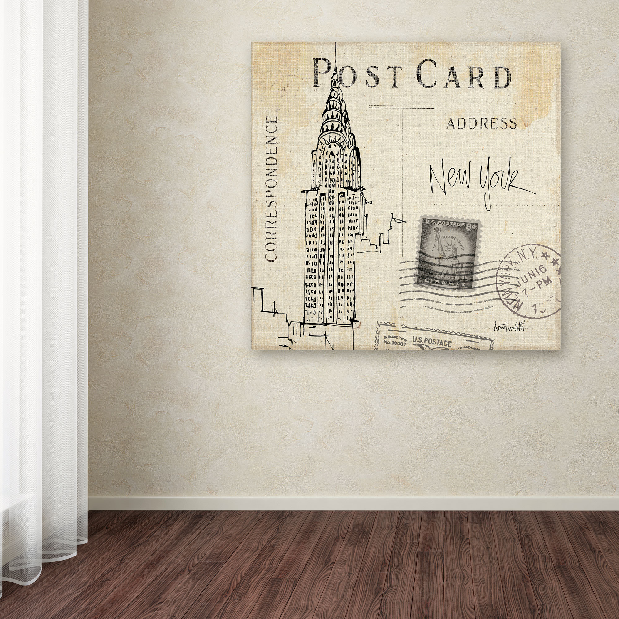 Trademark Fine Art 'Postcard Sketches I' by Anne Tavoletti Graphic Art ...