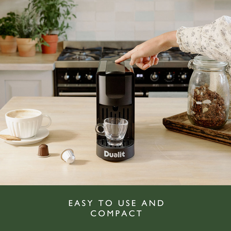 Dualit 0.8L Coffee Pod Machine Black | Wayfair.co.uk