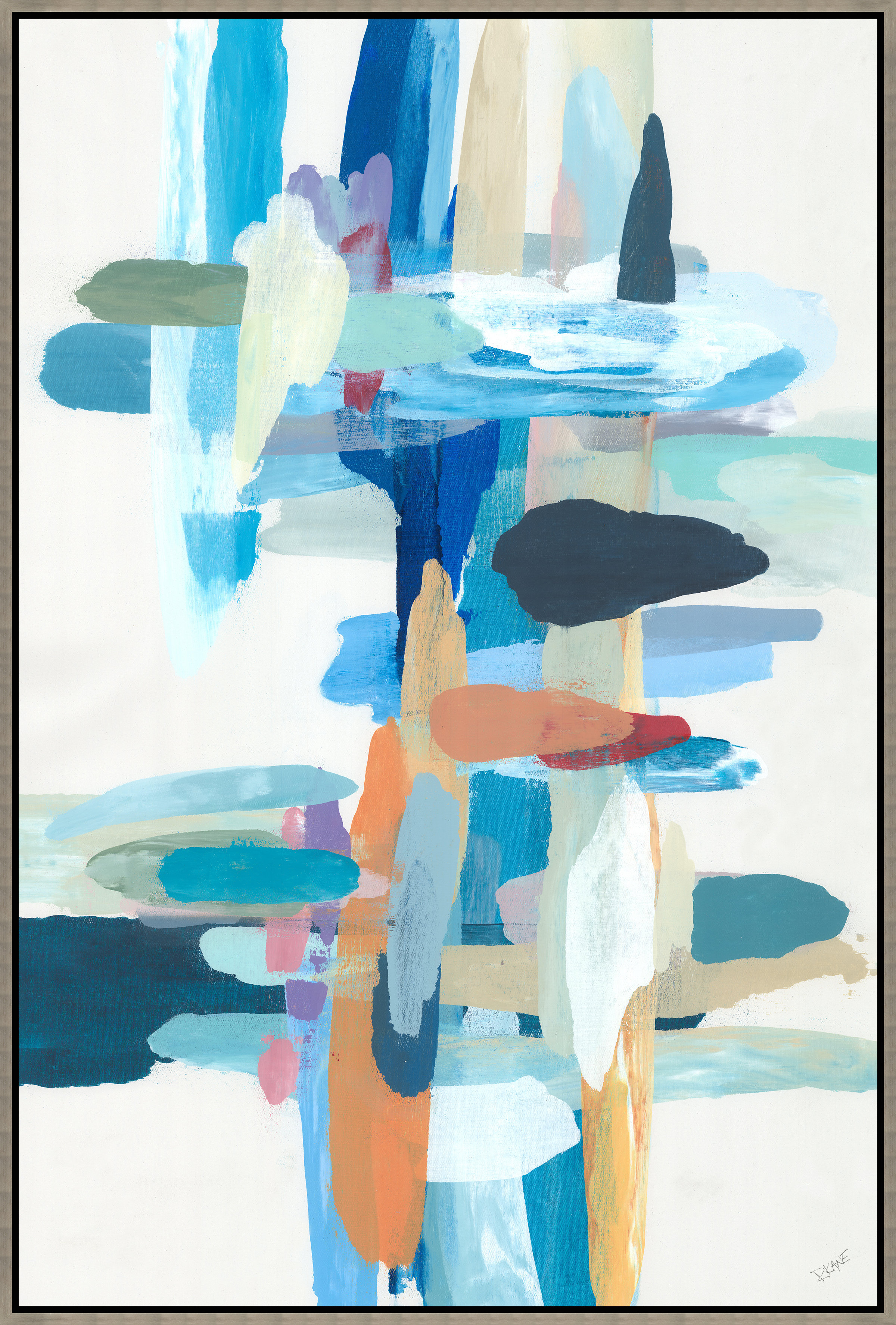 Chelsea Art Studio Bridge by Rick Kane - Floater Frame Painting on ...