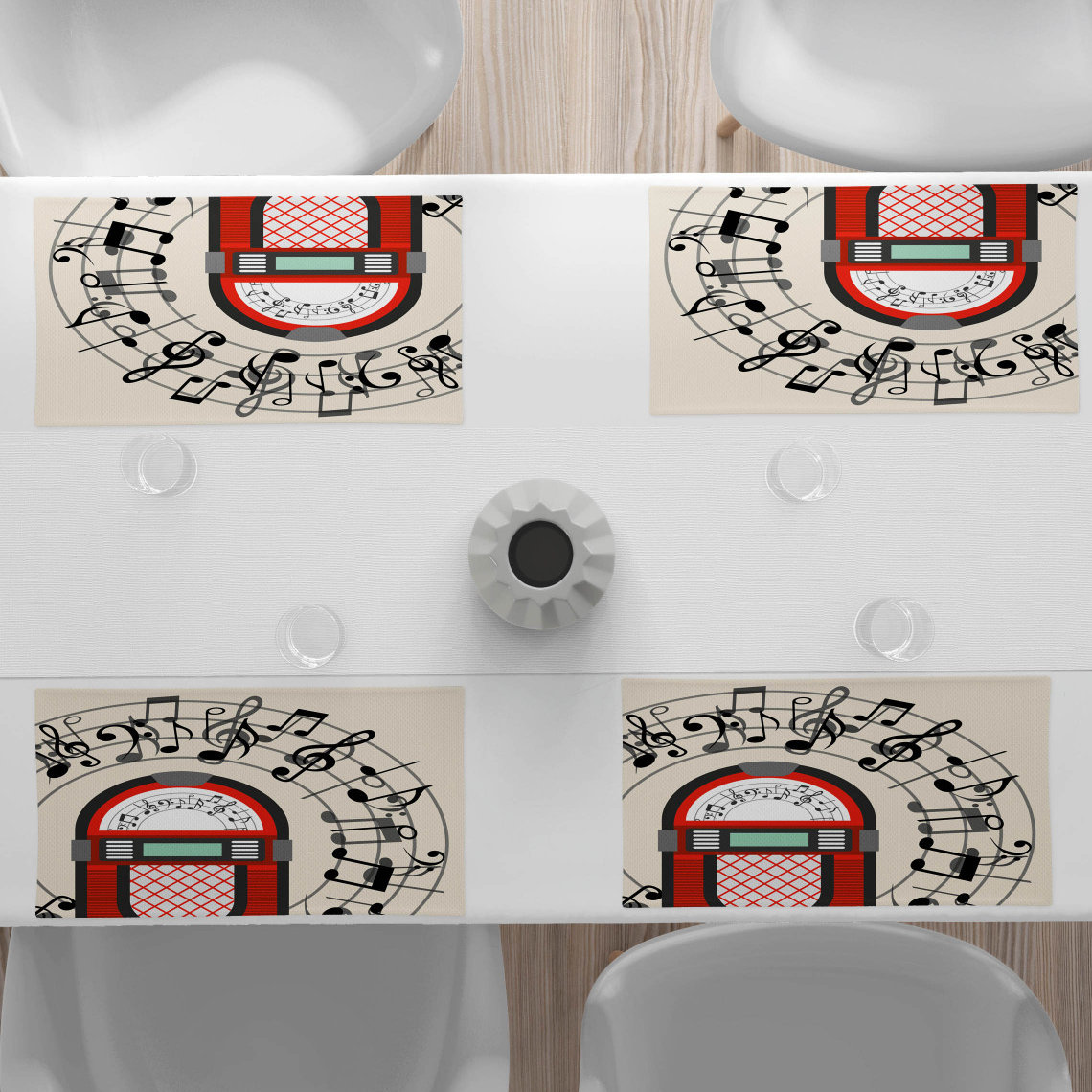 East Urban Home Jukebox 18.5" Placemat - Wayfair Canada