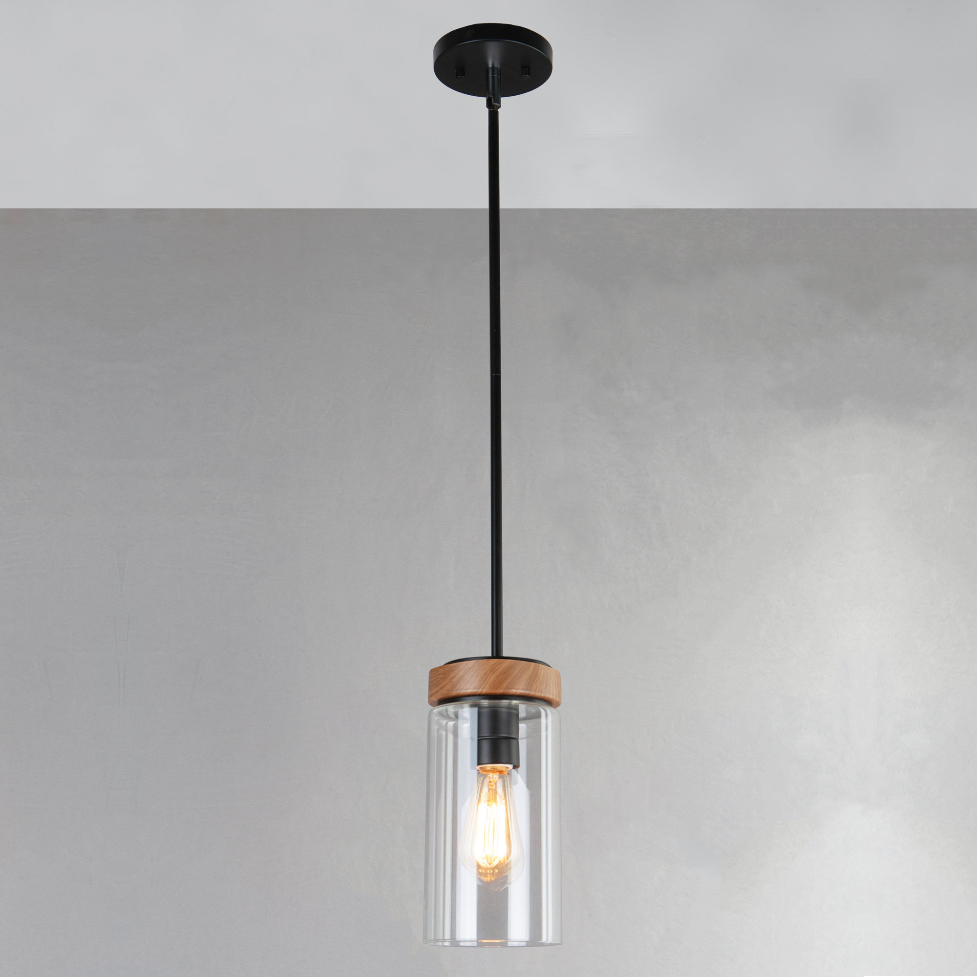 Ebern Designs Schel Single Glass Pendant - Wayfair Canada