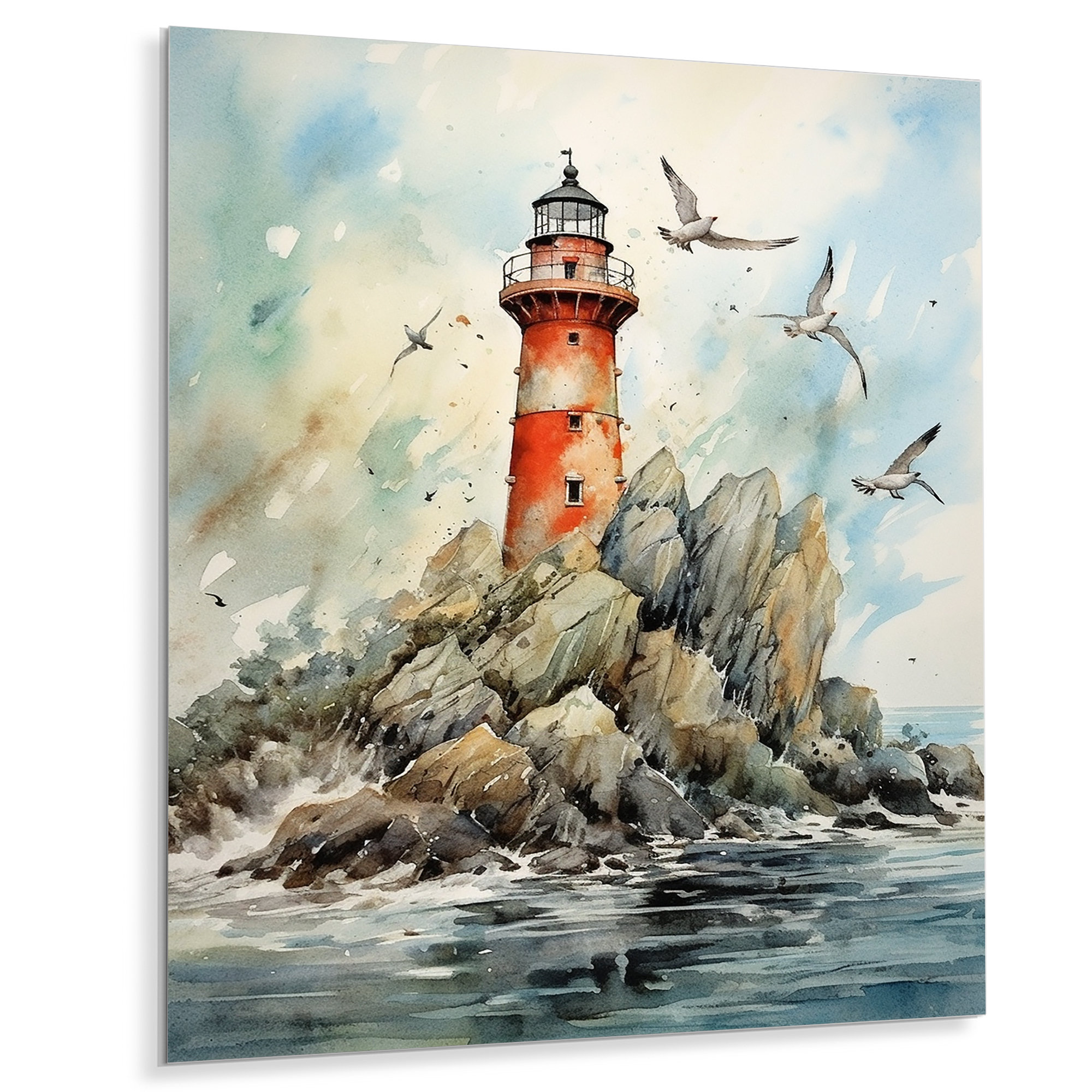 Latitude Run® Ocean Watchtower VI - Coastal Metal Wall Decor - Wayfair ...
