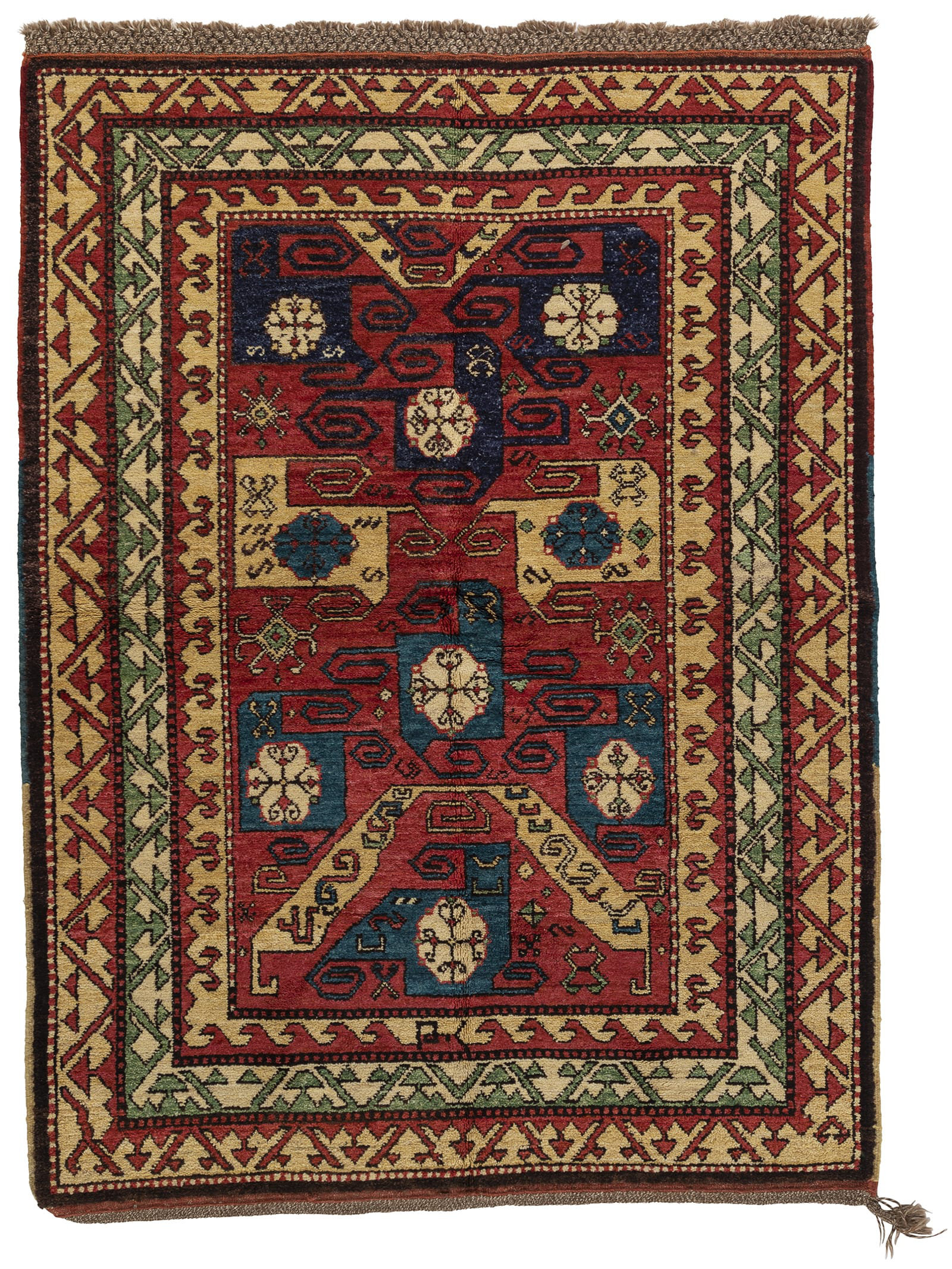 Tufenkian Pinwheel Kazak II One-of-a-Kind 5' x 6' Area Rug in Green ...