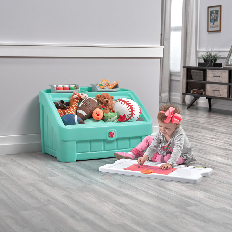 Step2 Mint 2 in 1 Toy Box & Reviews | Wayfair