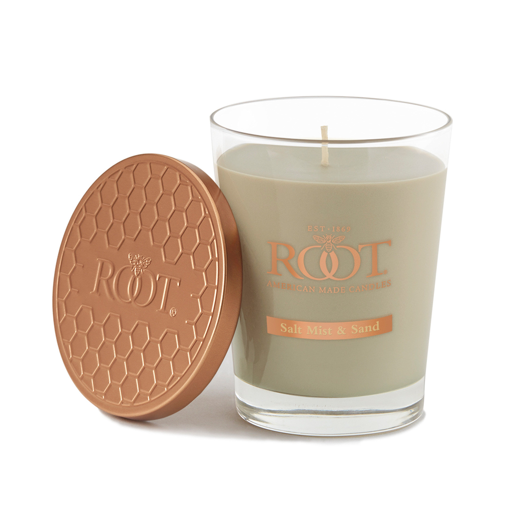 Root Candles Salt Mist and Sand Scented Jar Candle | Wayfair