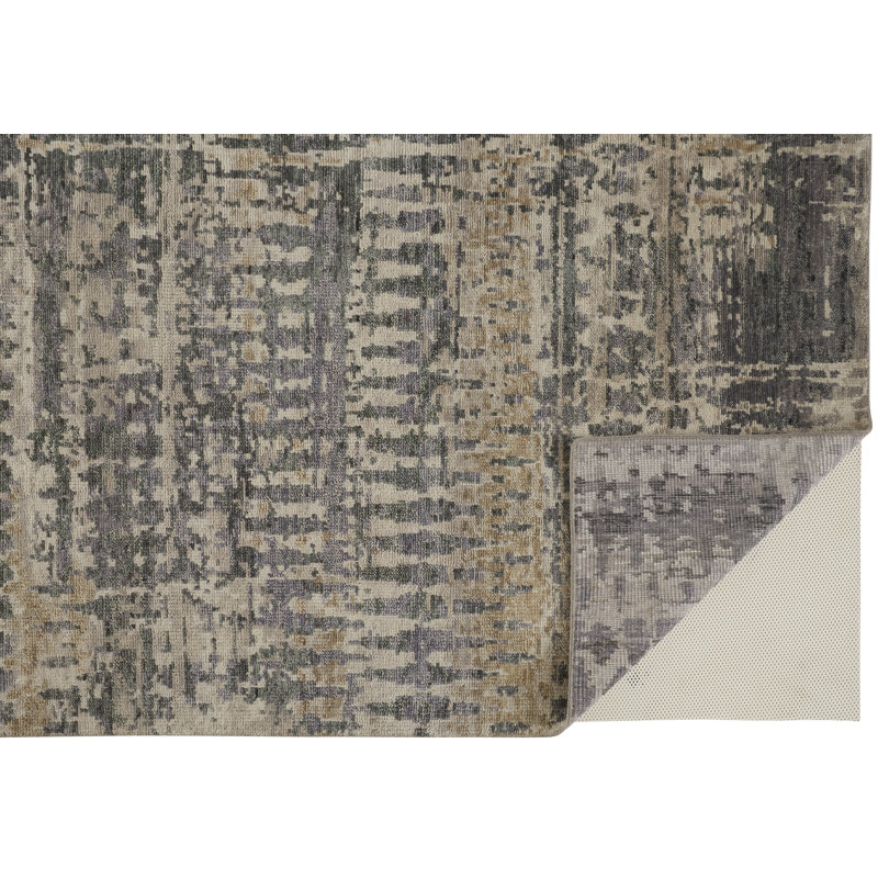Bungalow Rose Oene Hand Tufted Wool Abstract Rug | Wayfair