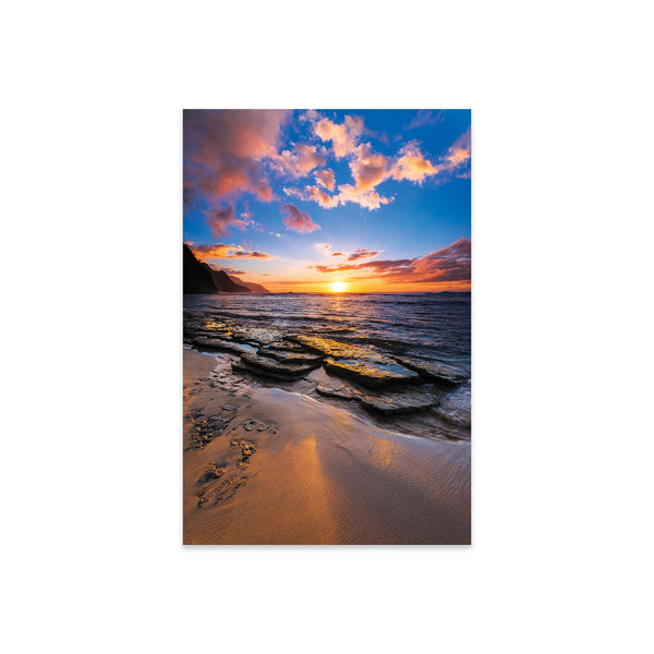 Dovecove " Sunset Over The Na Pali Coast From Ke'e Beach, Haena State ...