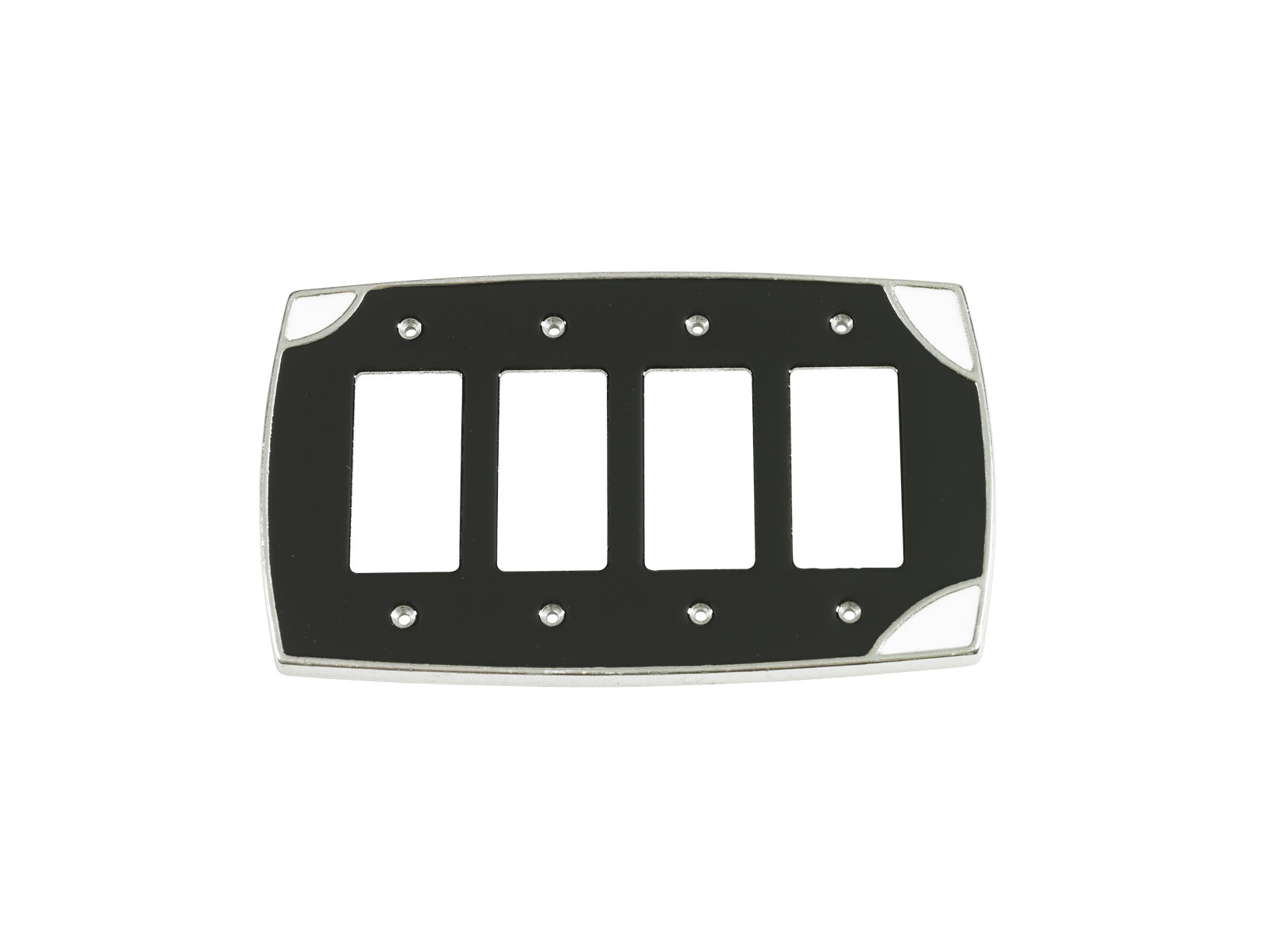 Salo Art Design Techno 4-Gang Rocker Wall Plate | Perigold