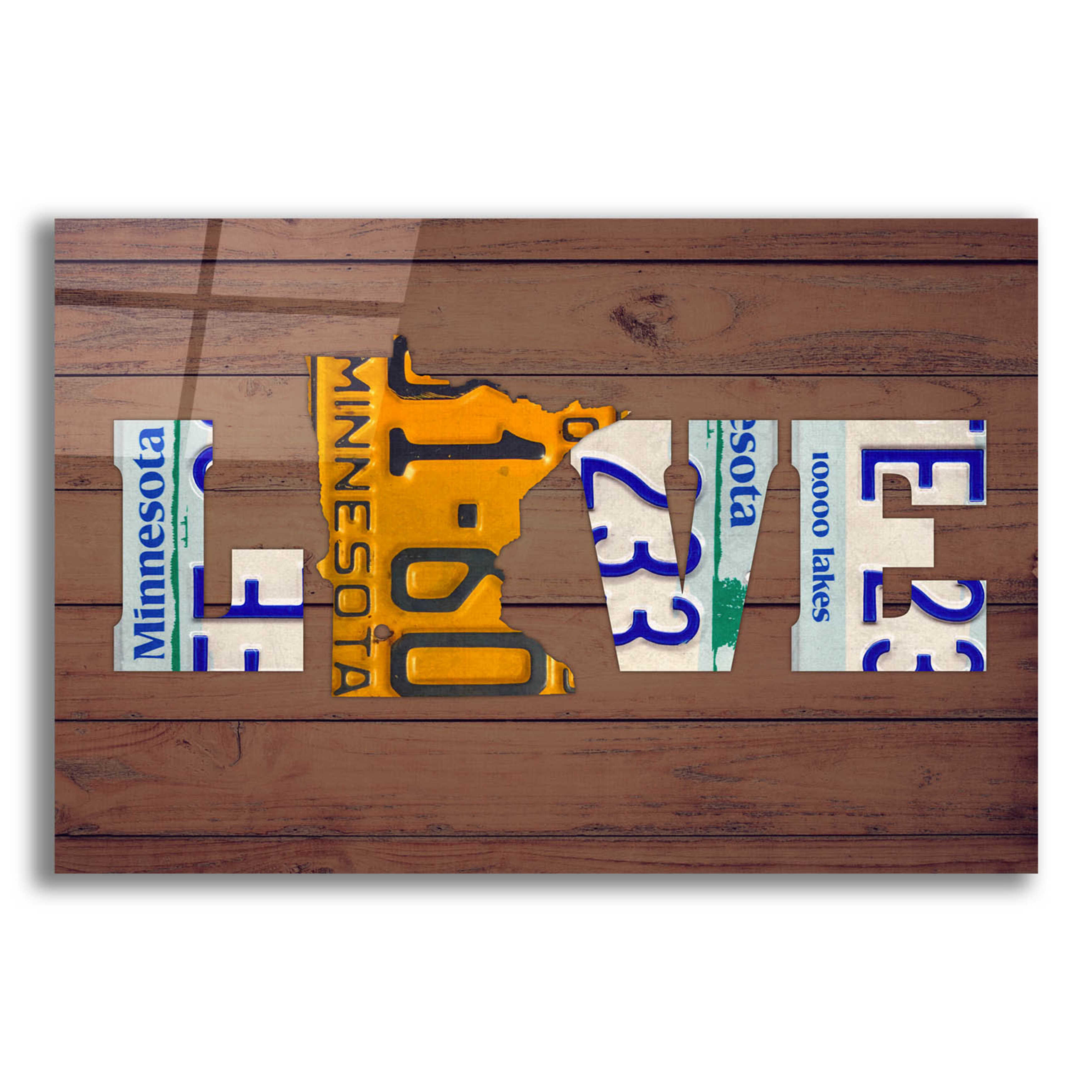 Williston Forge MN State Love On Plastic / Acrylic by Design Turnpike ...