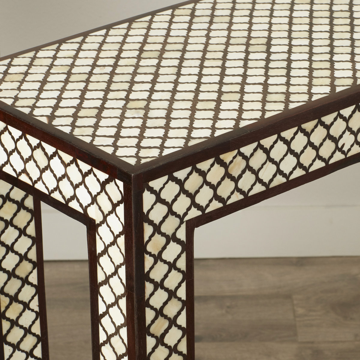 Butler Basan Wood & Bone Inlay Console Table & Reviews | Perigold