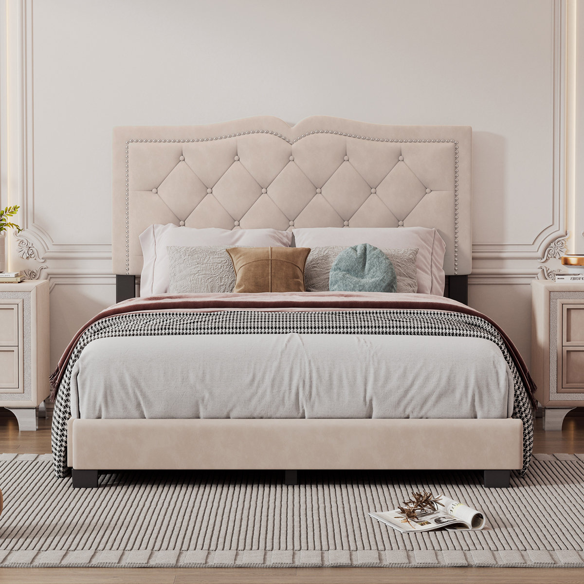 House of Hampton® Bed Frame,Modern Style, Suitable For Bedroom | Wayfair