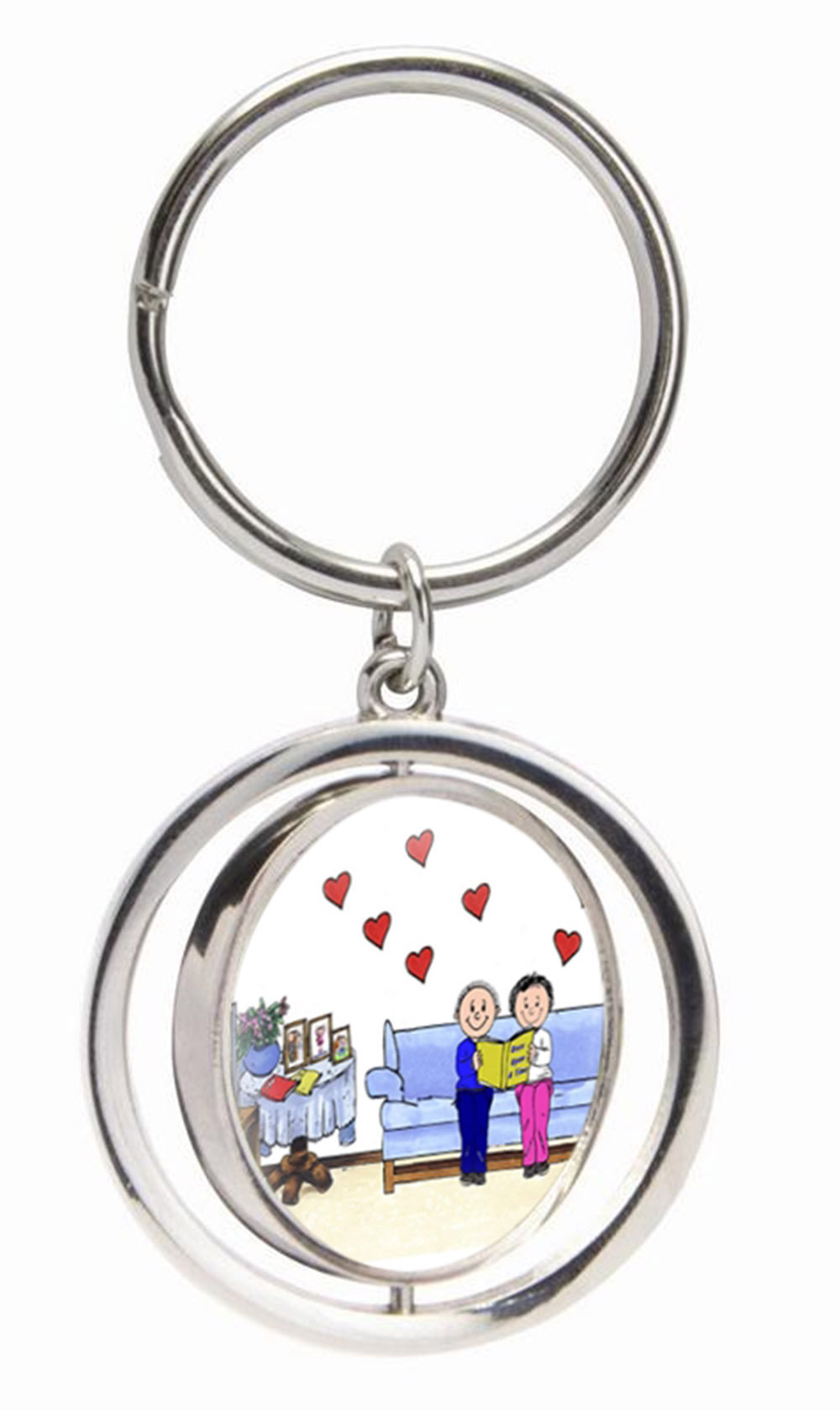 Printed Perfection Personalized Grandma & Grandpa, 8 Hearts Small ...