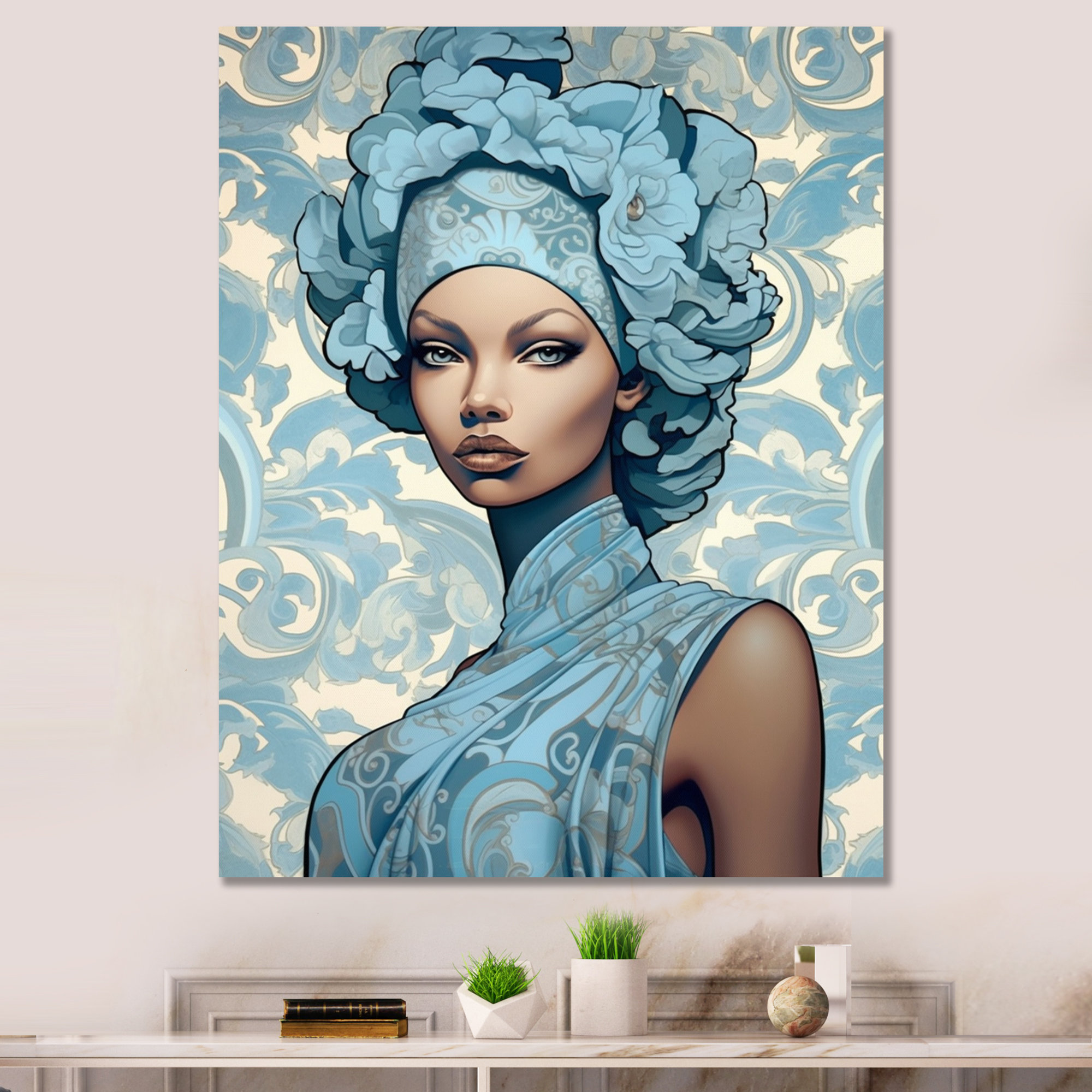 House of Hampton® Gorgeous African American Retro Glam Beauty I | Wayfair