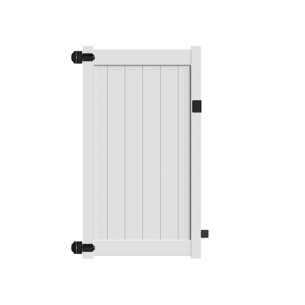 Barrette Outdoor Living Solid Privacy Panel Fence Kit & Reviews | Wayfair