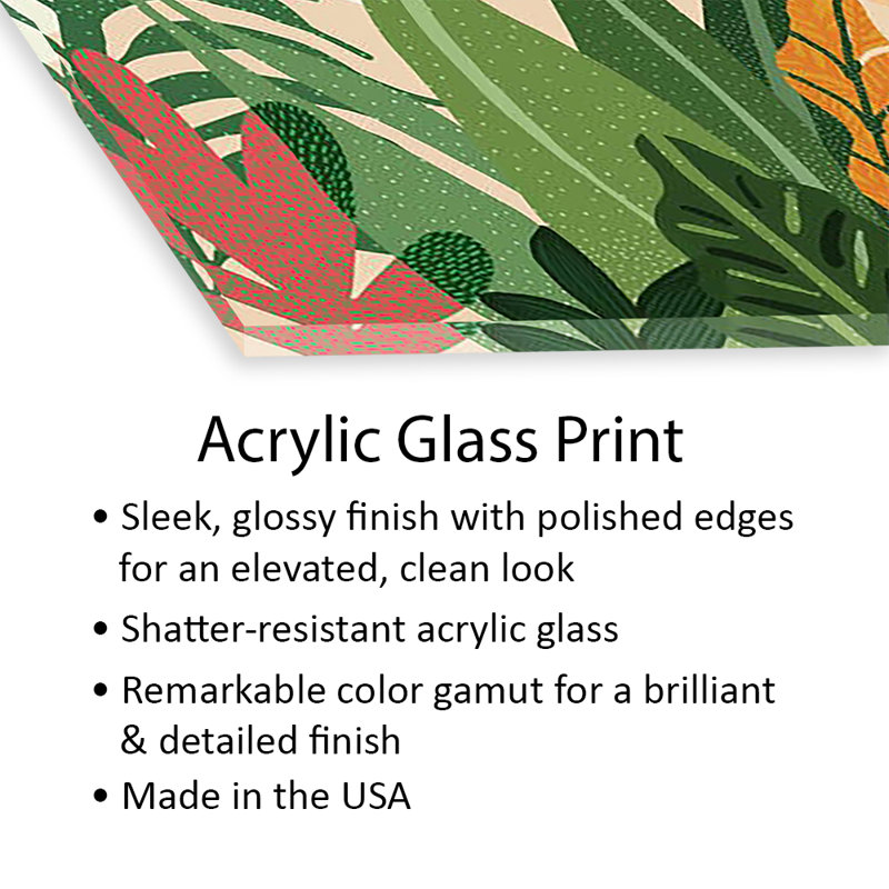 Bayou Breeze Desert Garden Sunset Print On Acrylic Glass - Wayfair Canada