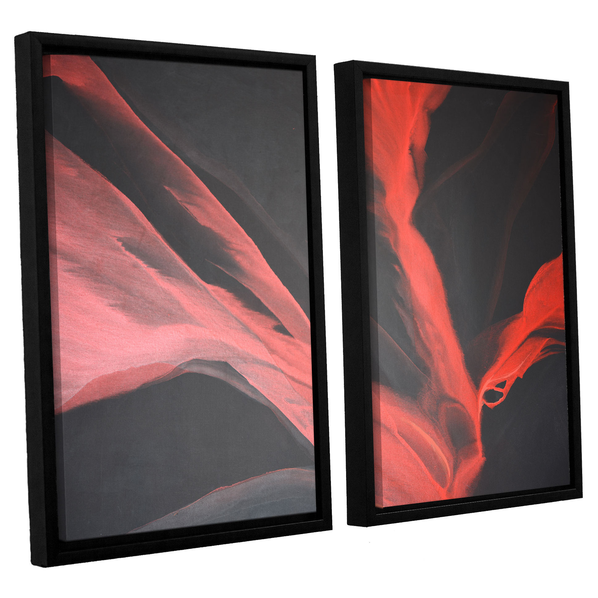Latitude Run® Breaking Red - 2 Piece Print Set on Canvas - Wayfair Canada