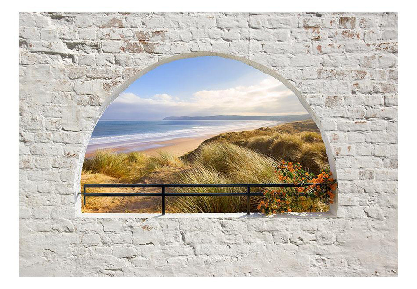 Rosecliff Heights Peel & Stick Beach Wall Mural - Hidden Beach ...