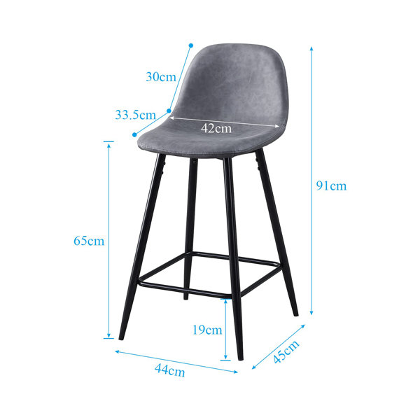 George Oliver Roloff Stool | Wayfair.co.uk