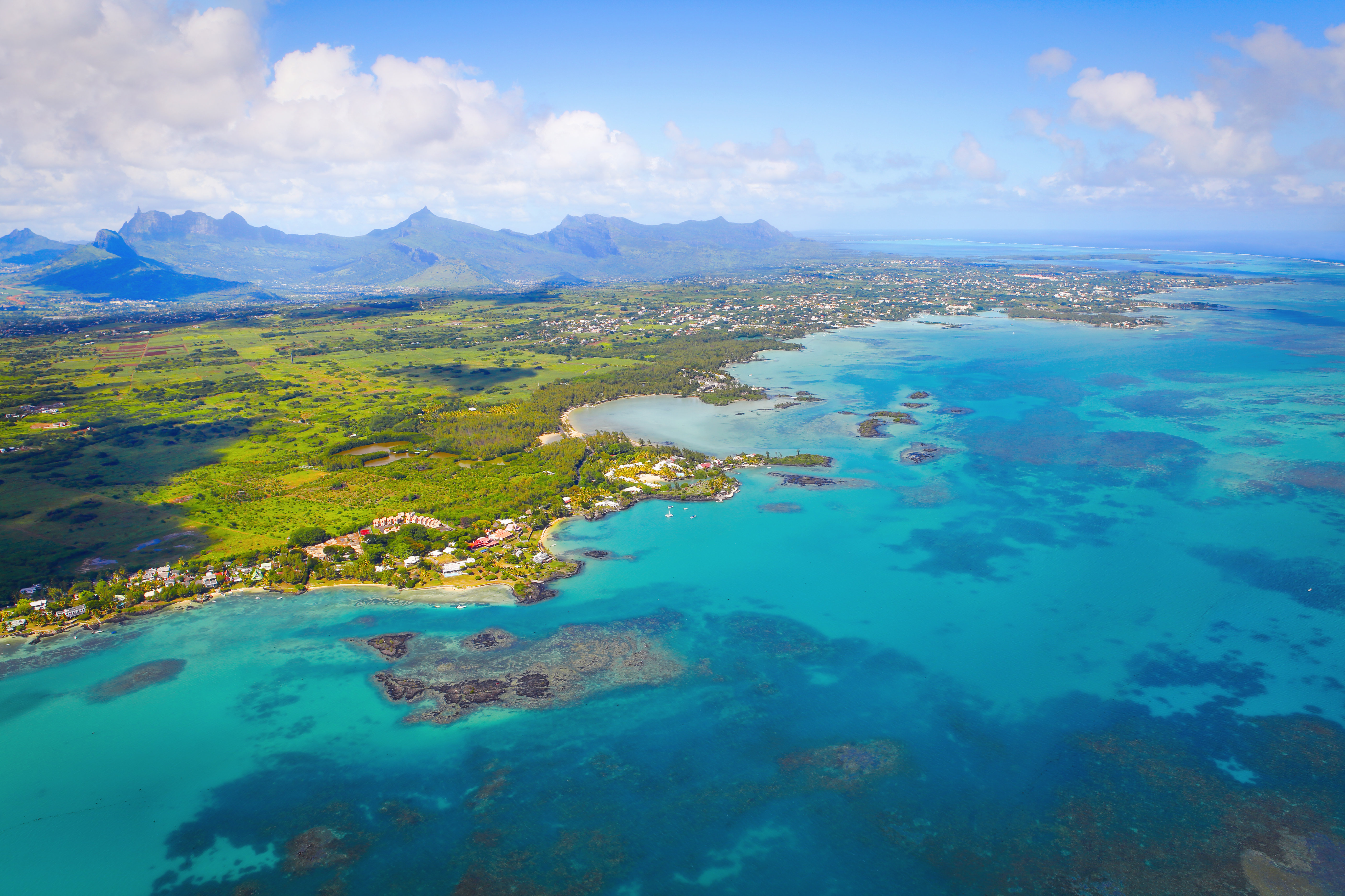 Highland Dunes Aerial View of Mauritius by Narvikk | Wayfair