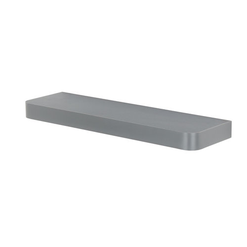 Core Products Floating Narrow Wall Shelf, Rounded Front Corners, Foiled ...