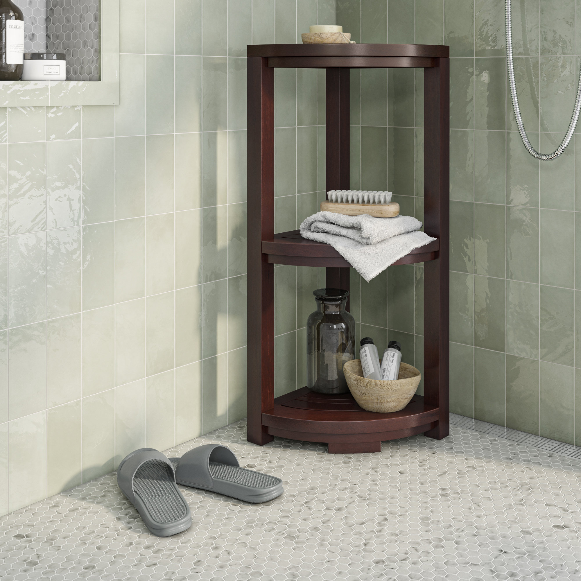 Millwood Pines Watauga 13" W x 35" H x 13" D Free-Standing Bathroom ...