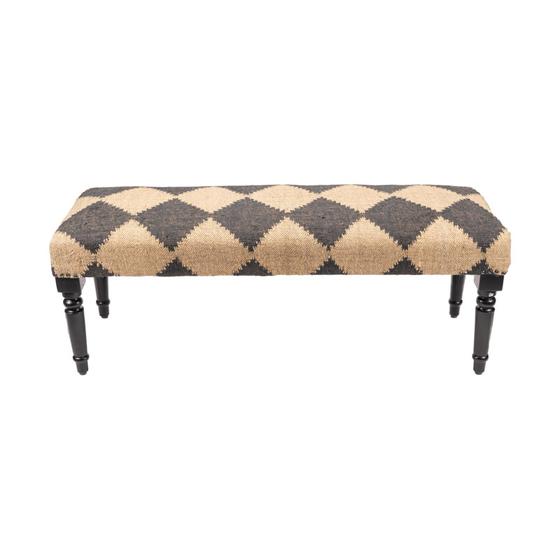 Gracie Oaks Covington Modern Country / Farmhouse Tan/Black Checkered ...