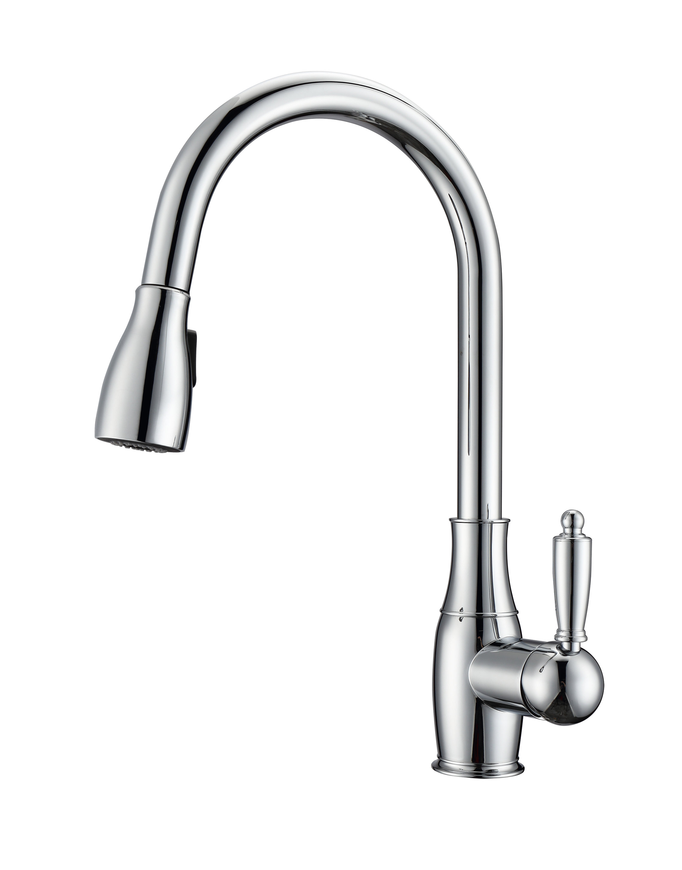 Barclay Cullen Pull Down Single Handle Kitchen Faucet | Wayfair
