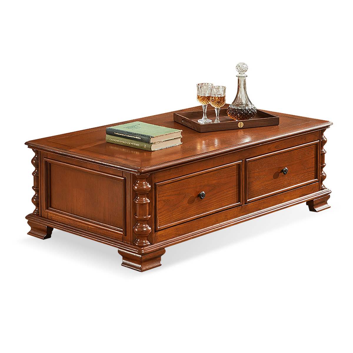 One Allium Way® Cerise Solid Wood Rectangular Coffee Table | Wayfair