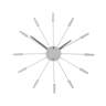 NeXtime Silver Plug Inn Metallic Spoke Wall Clock | Wayfair