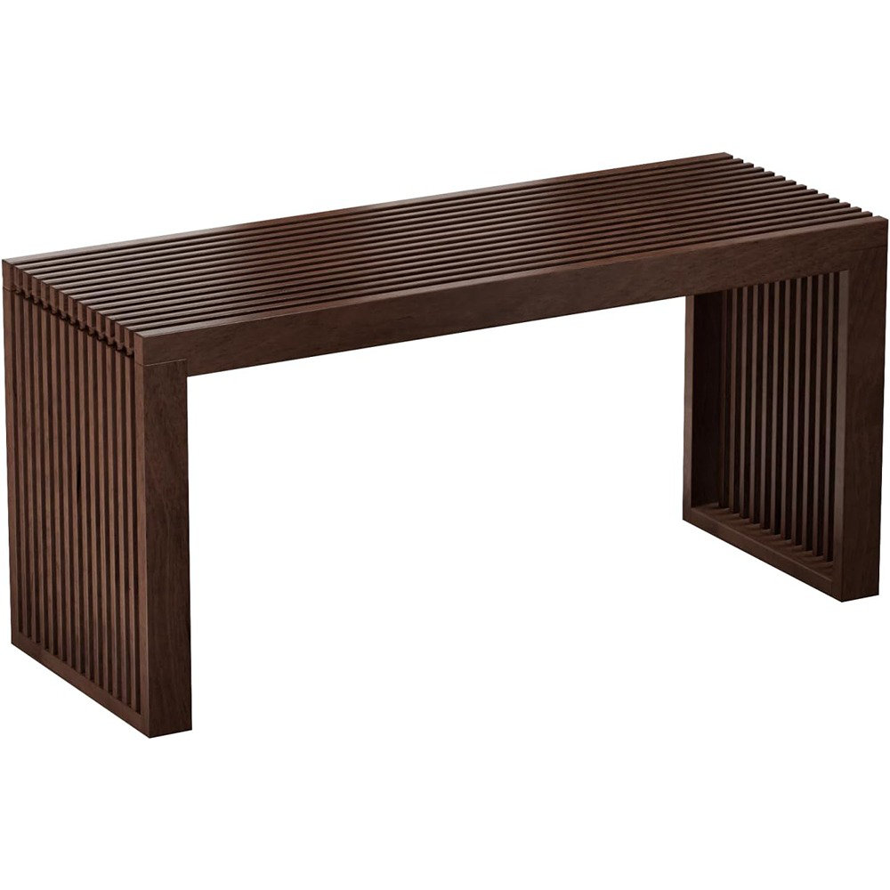 Latitude Run® Bamboo Dining Bench Indoor Long Bench Entryway Shoe Rack ...