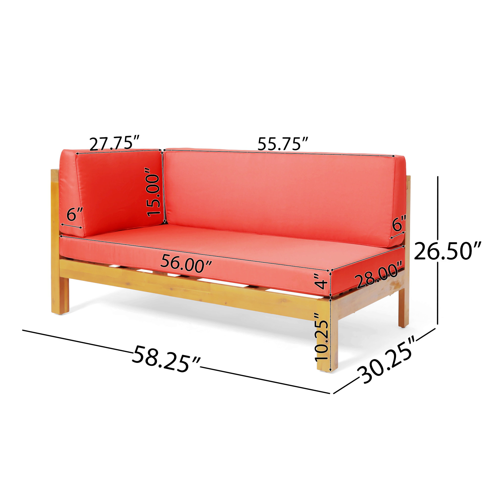 MaMa LEFT CORNER BENCH | Wayfair