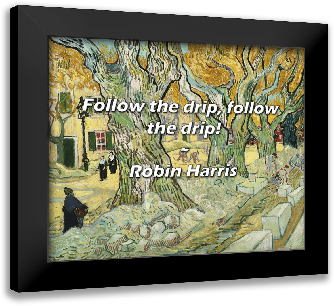 George Oliver Robin Harris Quote: Follow the drip, follow the drip ...