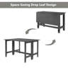 August Grove® Extendable Dining Table With Drop Leaf | Wayfair