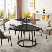 White Round Dining Tables You'll Love | Wayfair