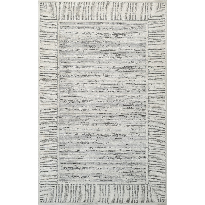 17 Stories High-Low Savannah Grey/Ivory Rug & Reviews | Wayfair