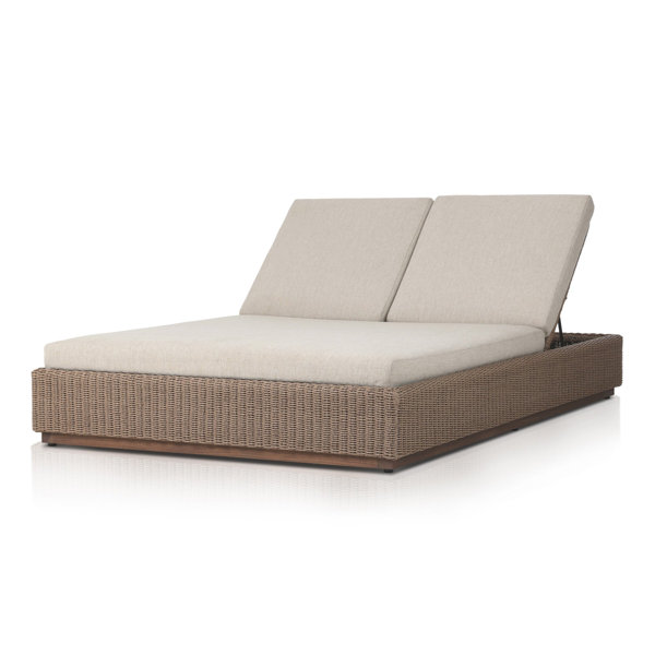 Double Outdoor Chaise Lounge Chairs You'll Love | Wayfair